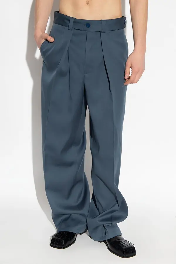 JIL SANDER Pleated Wide-leg Trousers
