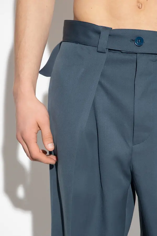 JIL SANDER Pleated Wide-leg Trousers