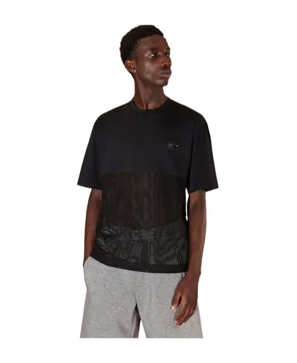 Neil Barrett Mesh-panel T-shirt