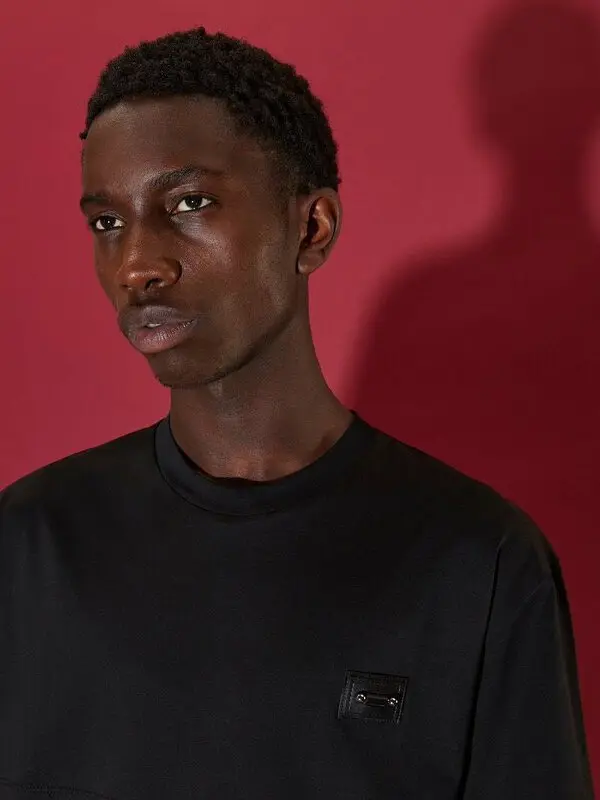 Neil Barrett Mesh-panel T-shirt