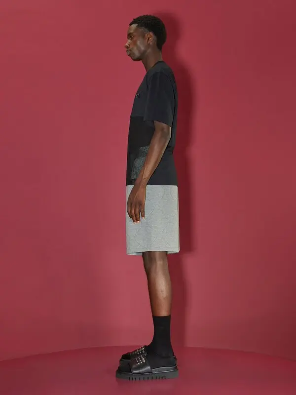 Neil Barrett Mesh-panel T-shirt