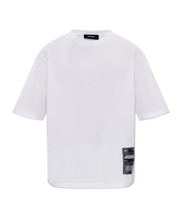 Dsquared2 Logo Patch Crewneck T-shirt