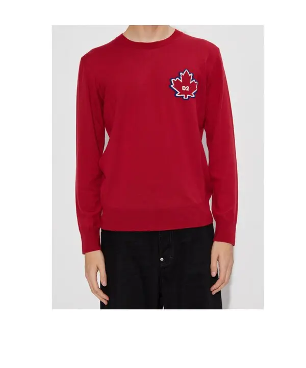 Dsquared2 Logo Embroidered Crewneck Jumper