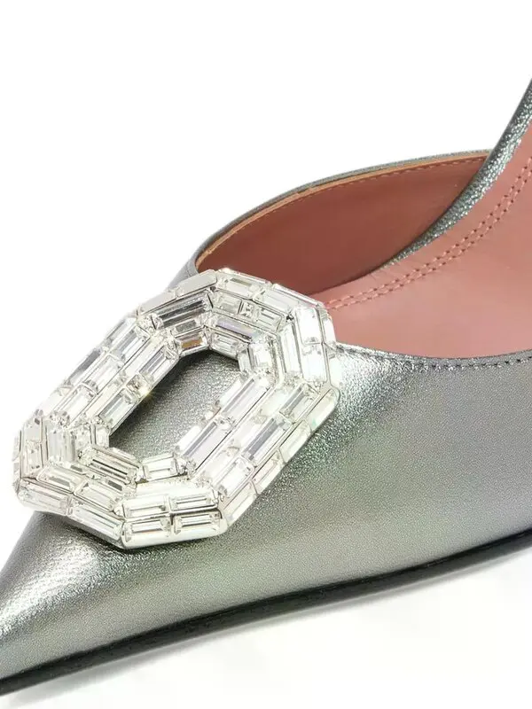 Amina Muaddi Camelia Slingback Pumps