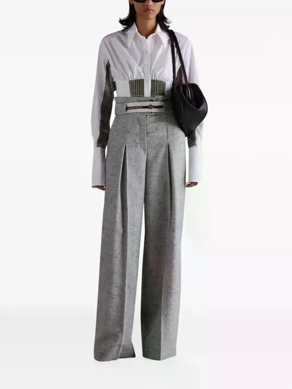 Antonio Marras Bustier-waist Wide-leg Trousers