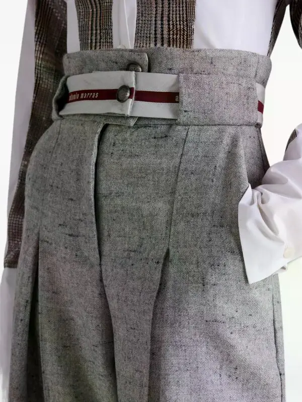 Antonio Marras Bustier-waist Wide-leg Trousers