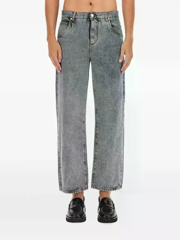 Etro Acid-wash Bootcut Jeans