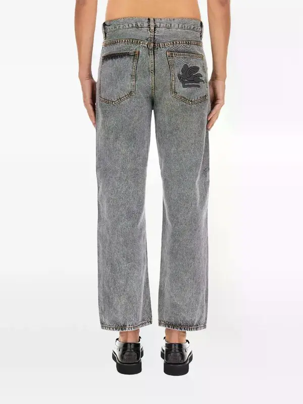 Etro Acid-wash Bootcut Jeans