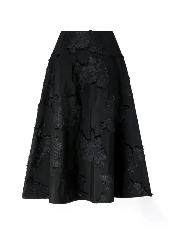 Antonio Marras Rose-motif Fil-coupé Midi Skirt