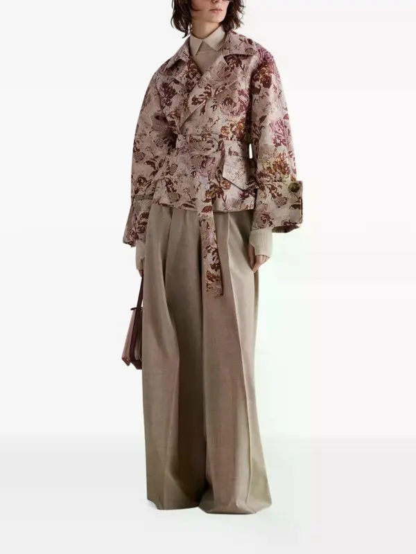Antonio Marras Rose-jacquard Oversized Jacket