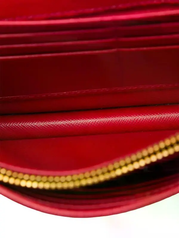 Prada 2010-2026 Saffiano Wallet On Strap Crossbody Bag