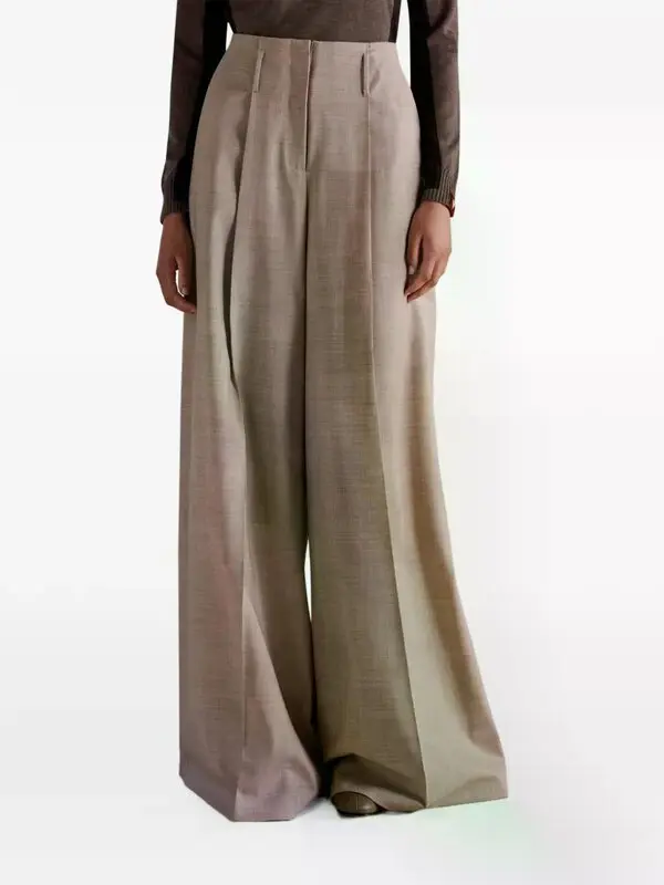 Antonio Marras Pleated Wide-leg Palazzo Pants