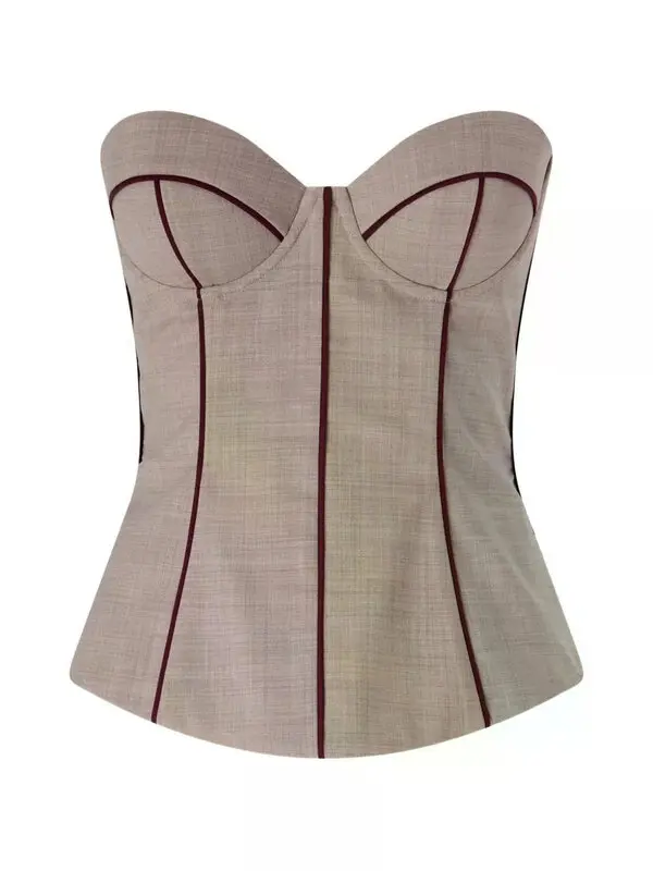 Antonio Marras Piping-detail Corset Top