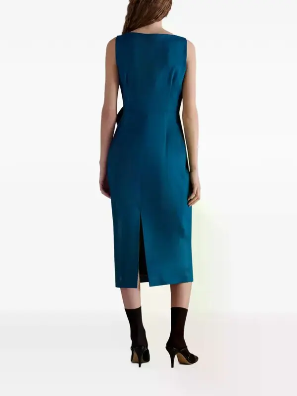 Antonio Marras Wrap-effect Bow-detail Midi Dress