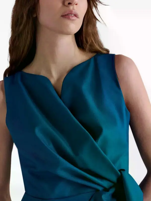 Antonio Marras Wrap-effect Bow-detail Midi Dress