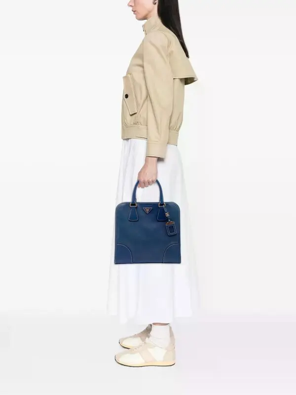 Prada 2010-2026 Saffiano Lux Shopping Tote Satchel