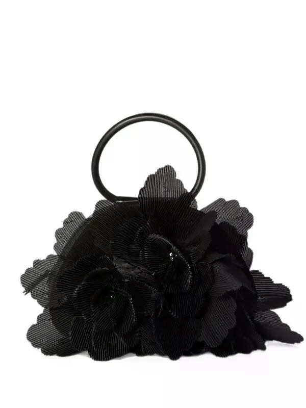 Antonio Marras Caragol Plissé-bouquet Tote Bag - Black