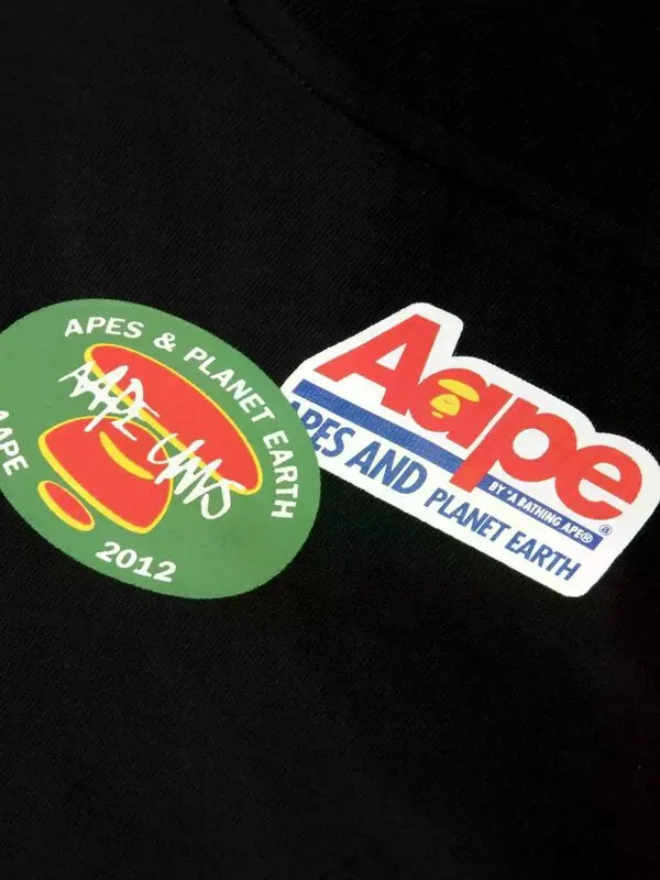 AAPE BY *A BATHING APE Moonface Logo-printed T-shirt