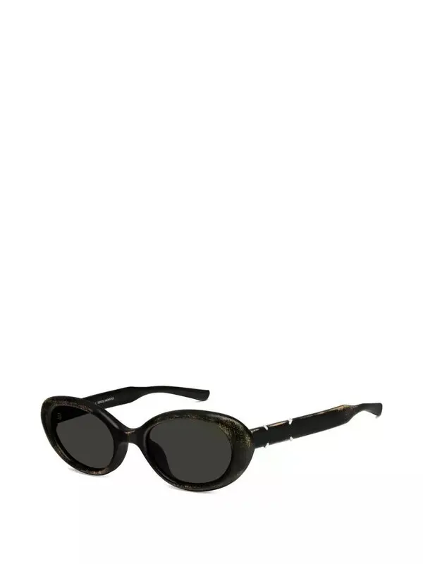 MAISON MARGIELA X Gentle Monster Mm317 Leather Lbk2 Sunglasses