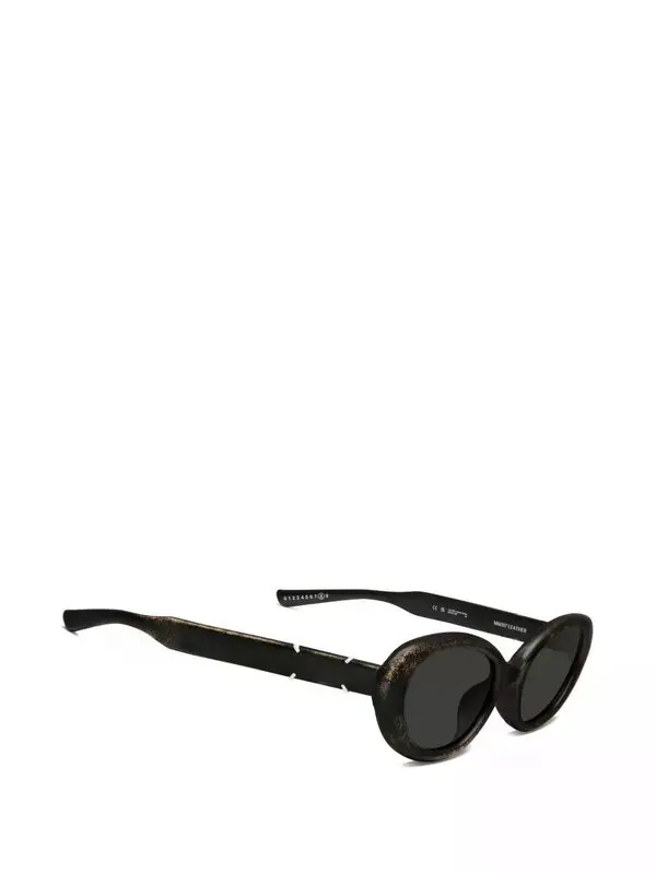 MAISON MARGIELA X Gentle Monster Mm317 Leather Lbk2 Sunglasses