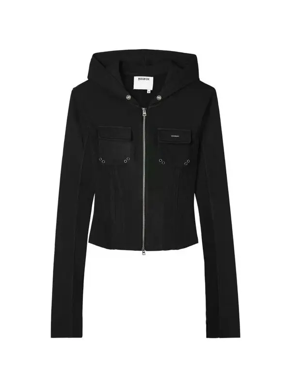 MUSIUM DIV. Panelled Zip-up Hoodie