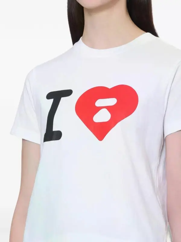 AAPE BY *A BATHING APE Logo-print Cropped T-shirt