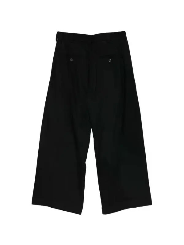 ZIGGY CHEN Pleated Wide-leg Trousers