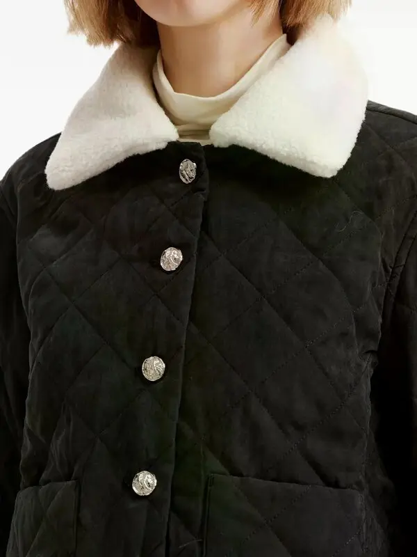 B+AB Quilted Borg-collar Jacket