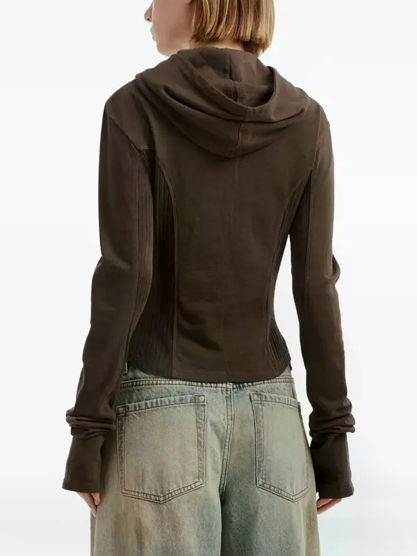 MUSIUM DIV. Panelled Zip-up Hoodie