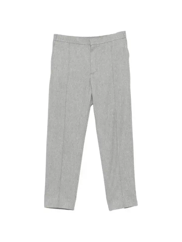Zegna Pressed-crease Straight-leg Trousers