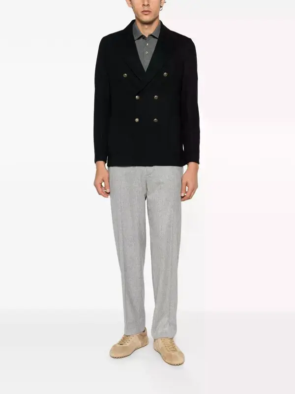 Zegna Pressed-crease Straight-leg Trousers
