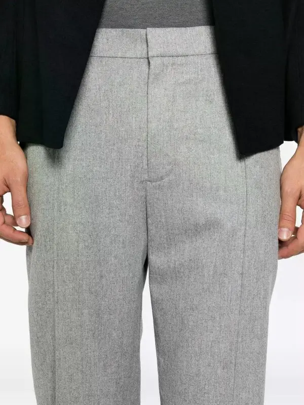 Zegna Pressed-crease Straight-leg Trousers