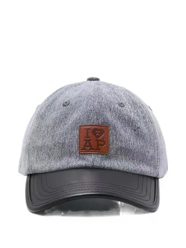AAPE BY *A BATHING APE Logo-patch Baseball Cap - Blue