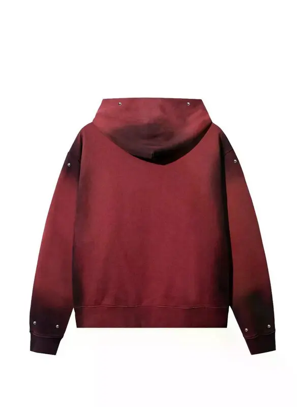 REVENGE Cross Chain Stud-embellished Hoodie