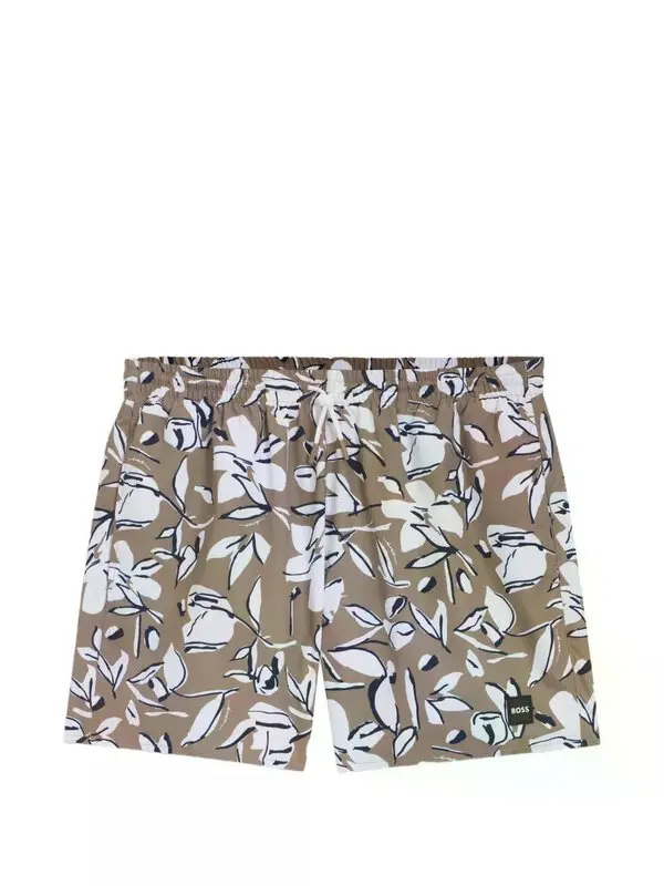 BOSS Printed Swim Shorts