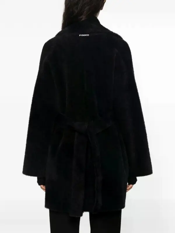Pinko Bruxelles Belted Double-breasted Coat