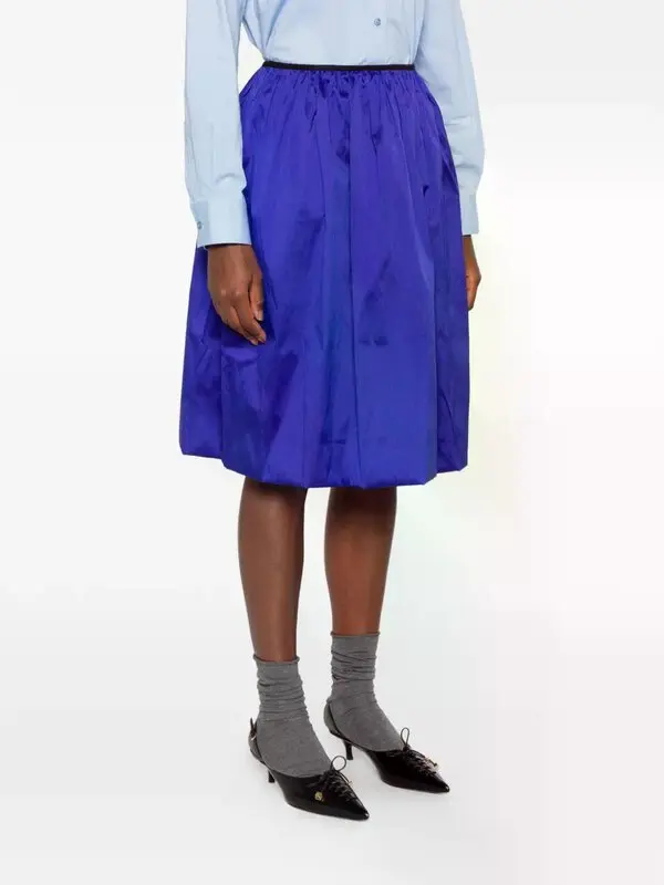 DEPARTMENT 5 Cate Pleated Bubble Midi Skirt - Blue