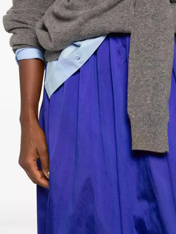DEPARTMENT 5 Cate Pleated Bubble Midi Skirt