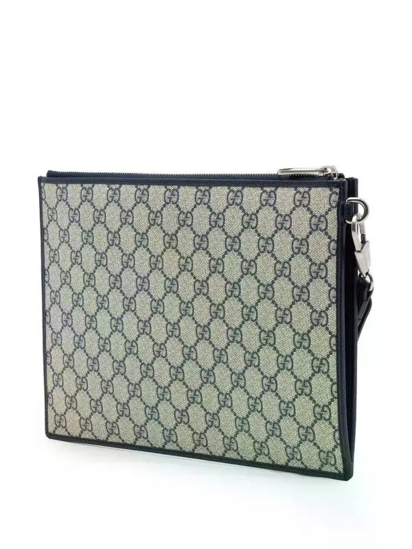 Gucci 2016-2026 Gg Supreme Interlocking G Clutch Bag