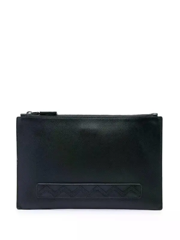 Prada 2010-2026 Saffiano Clutch Bag - Black