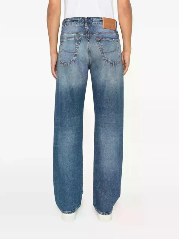 JACOB COHЁN Chris Faded-effect Straight-leg Jeans