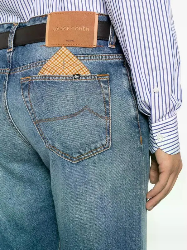 JACOB COHЁN Chris Faded-effect Straight-leg Jeans