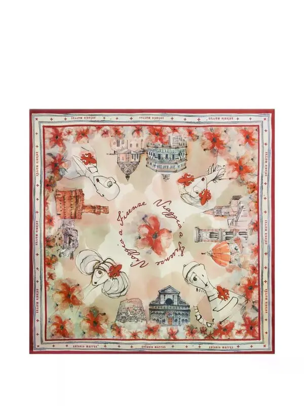 Antonio Marras Firenze Silk Scarf