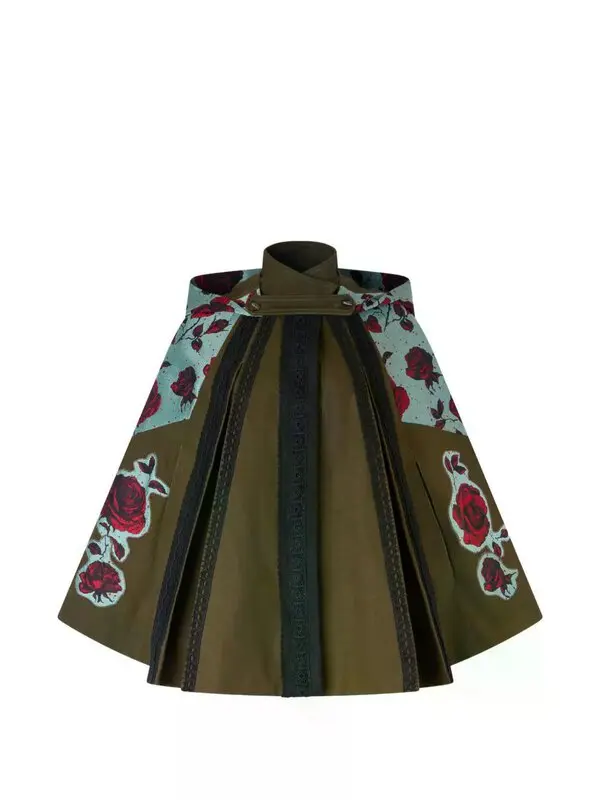 Antonio Marras Rose-jacquard Hooded Parka