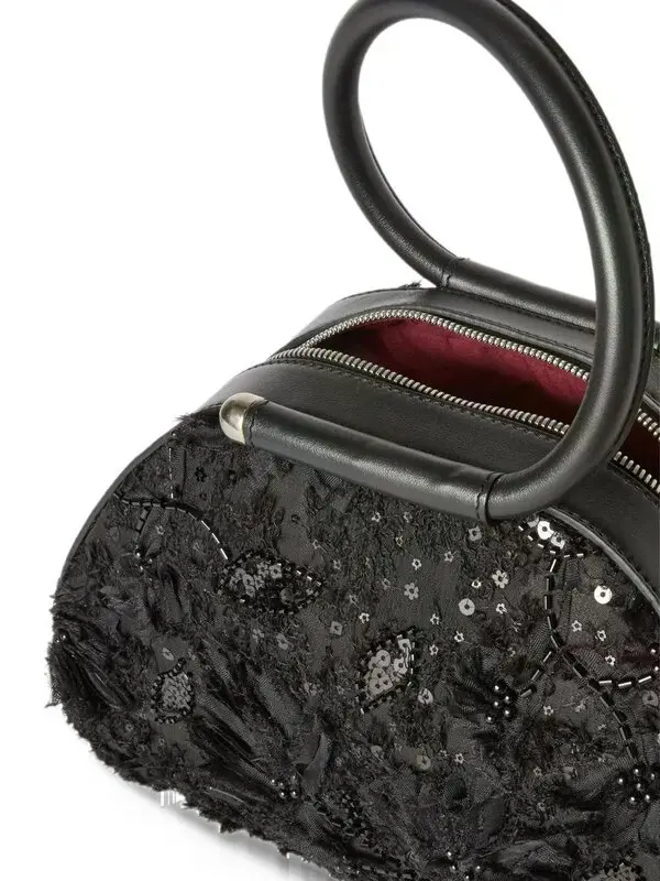 Antonio Marras Caragol Sequin-embroidered Leather Tote Bag