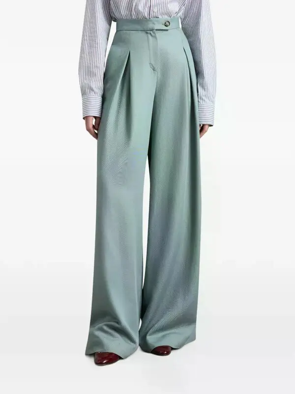 Antonio Marras Pleated High-waisted Palazzo Pants