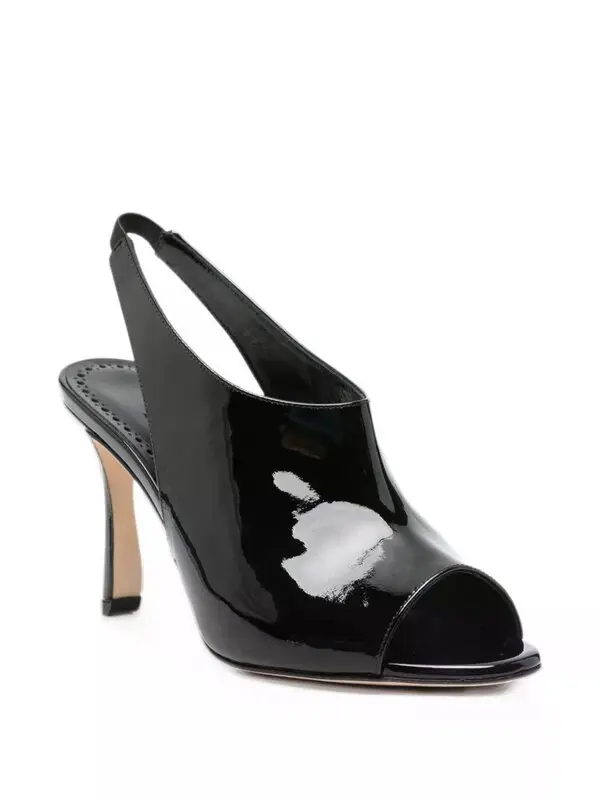 Manolo Blahnik Minufle Heeled Sandals