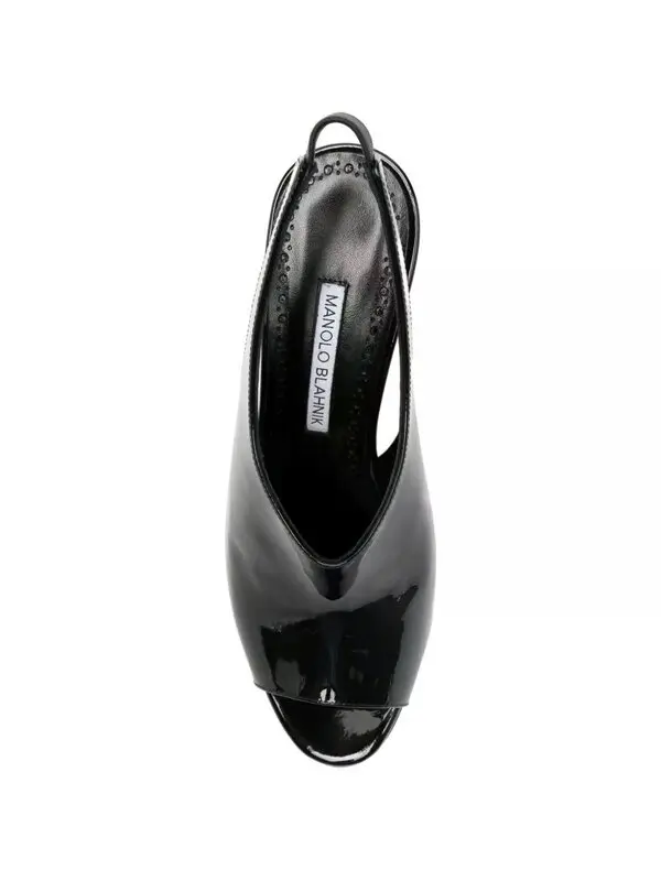 Manolo Blahnik Minufle Heeled Sandals
