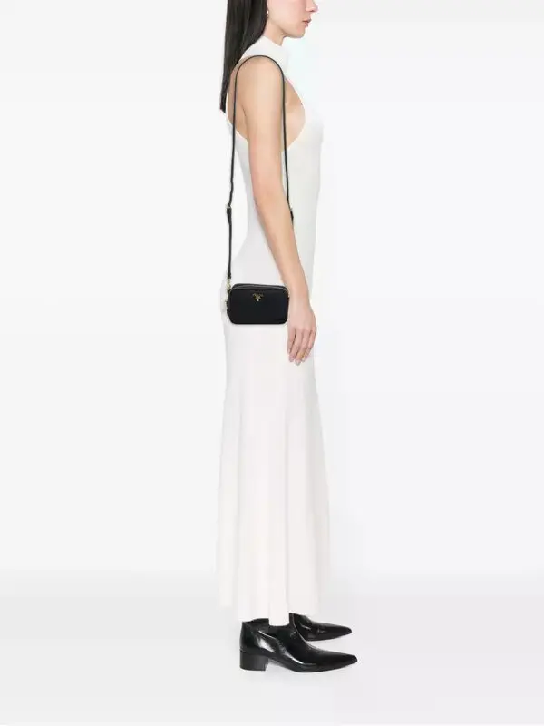 Prada 2013-2026 Mini Tessuto Camera Bag Crossbody Bag - Black
