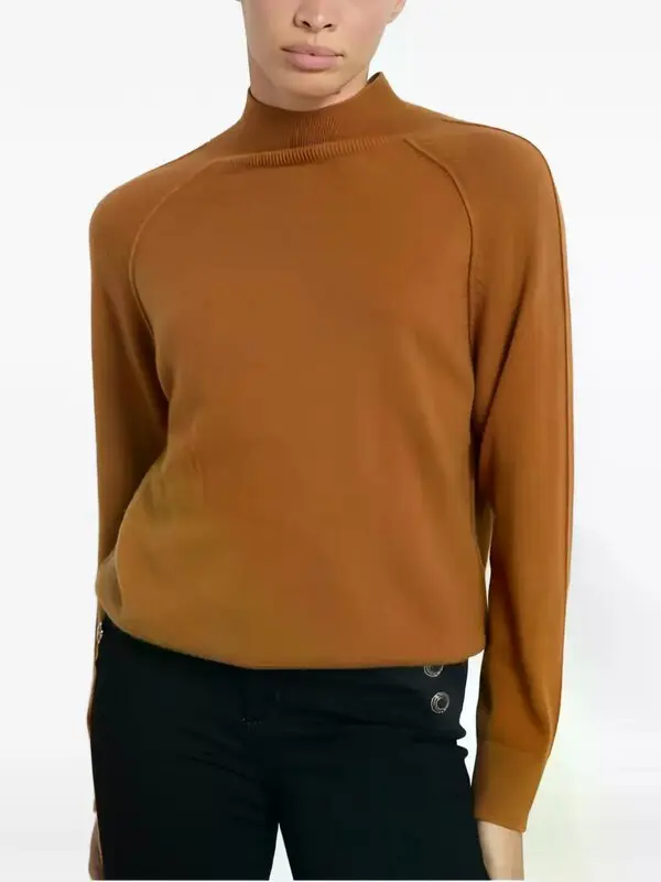 Maison123 Achille Raglan-sleeve Sweater - Orange